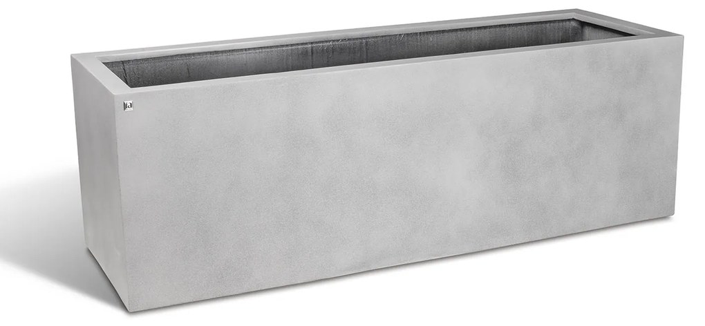 Květináč betonového vzhledu Division Lite Barva:: šedá, Velikost:: 100x45x45cm