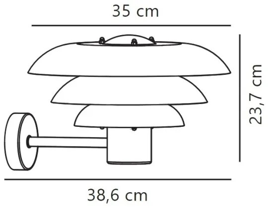 Nordlux - Venkovní nástěnné svítidlo KURNOS 1xE27/20W/230V IP54 béžová
