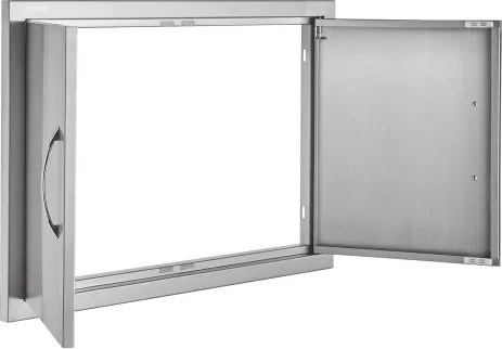 BBQ přístupová dvířka, 711 × 482 mm dvojitá venkovní kuchyňská dvířka