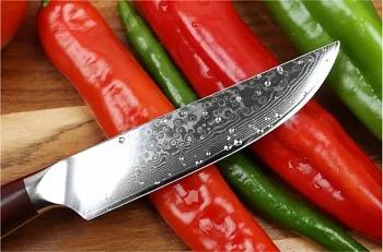 Steakový nůž 5" XINZUO AIČI 67 vrstev damaškové oceli