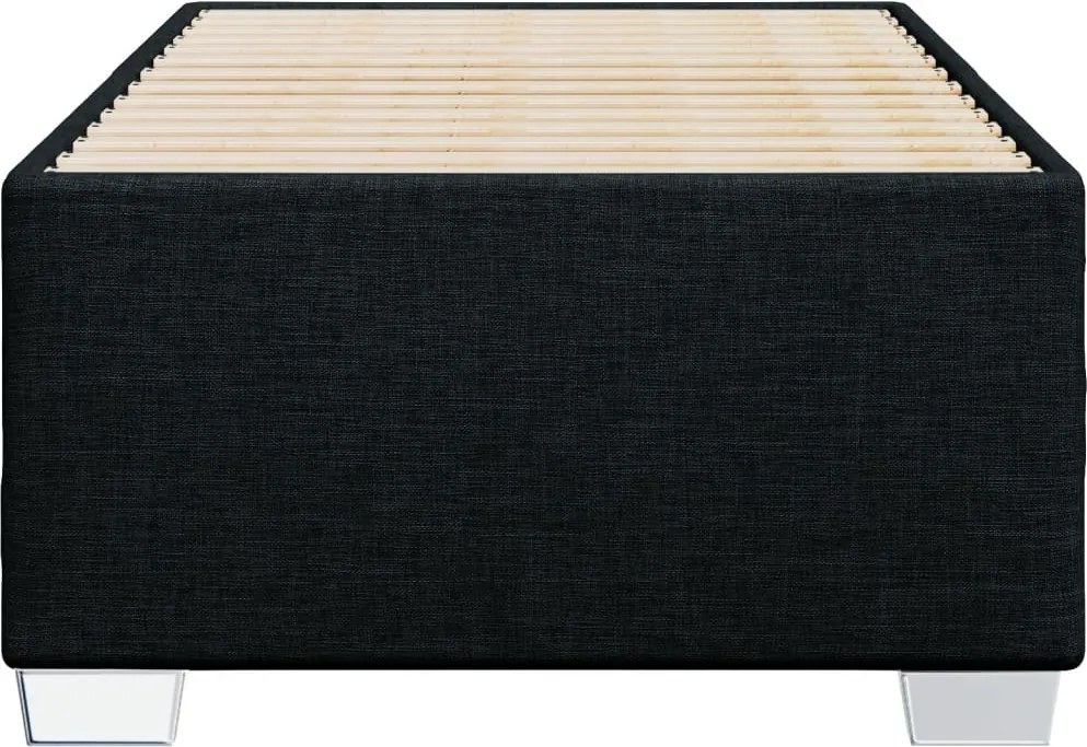 Rám postele bez matrací černá 90x200 cm textil 3284445