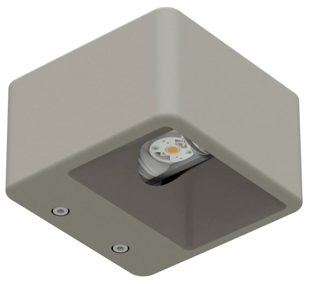 iLed 64561W00 Cem_W, nástěnné betonové svítidlo do exteriéru, 6,5W LED 3000K, šířka 12cm, IP65