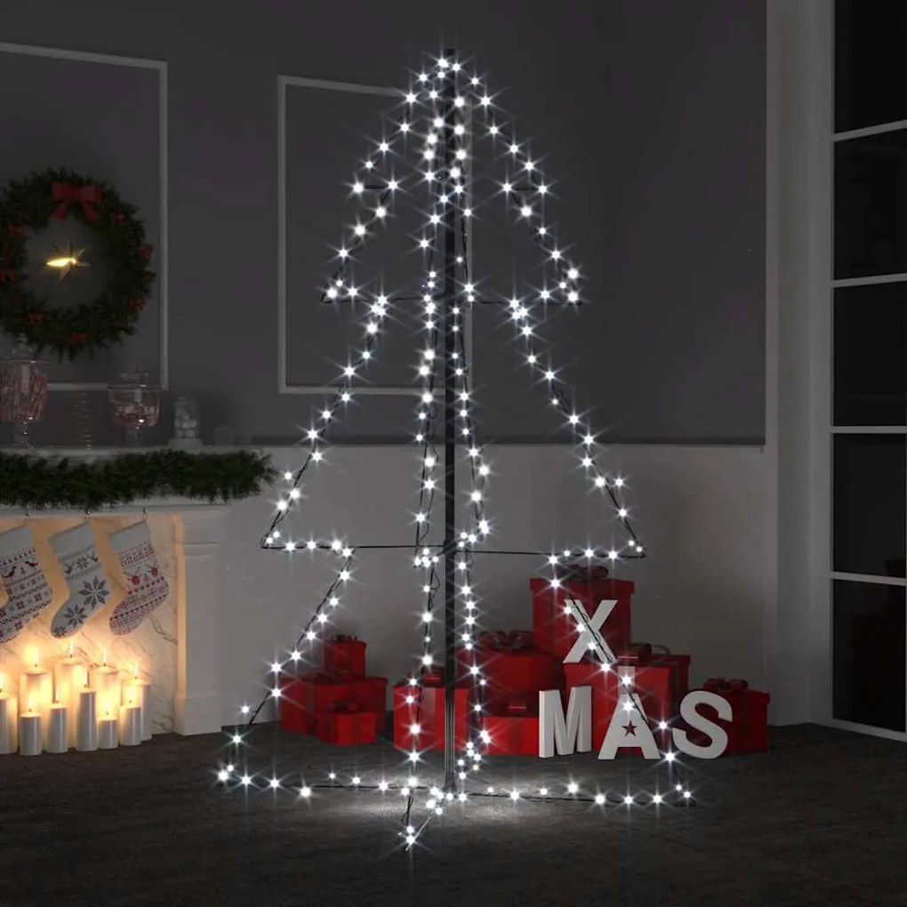 Vánoční stromek kužel 200 LED diod dovnitř i ven 98 x 150 cm 328574