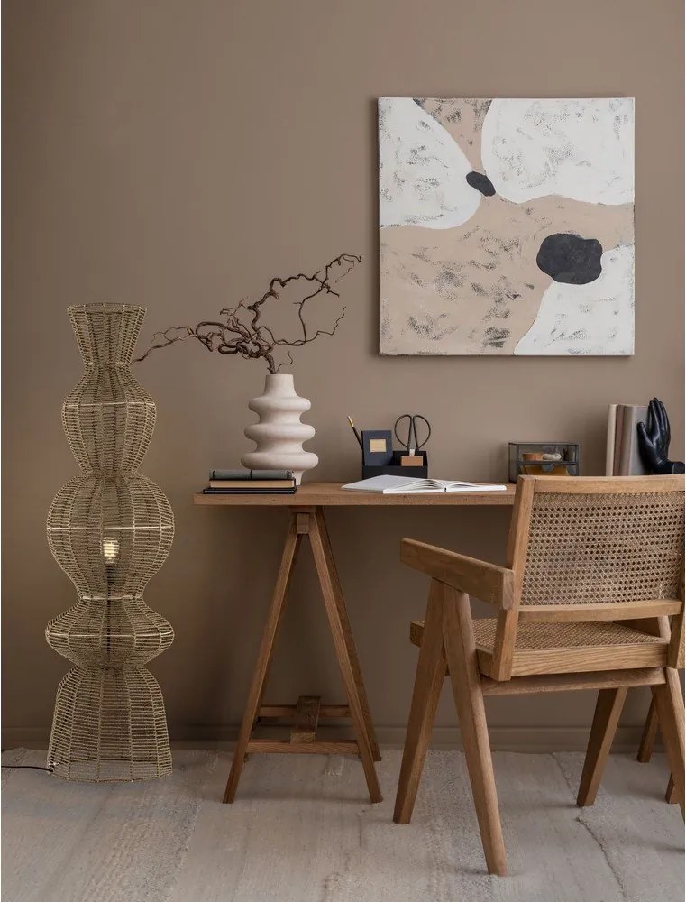 Provazová stojací lampa v přírodní barvě (výška 136 cm) Breena – Nova Luce