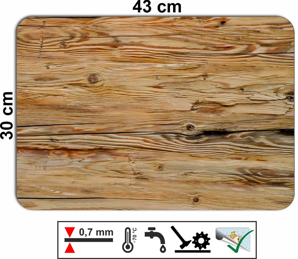 PokojovaDekorace.cz, Prostírání - 081, Imitace dřeva, 43x30cm
