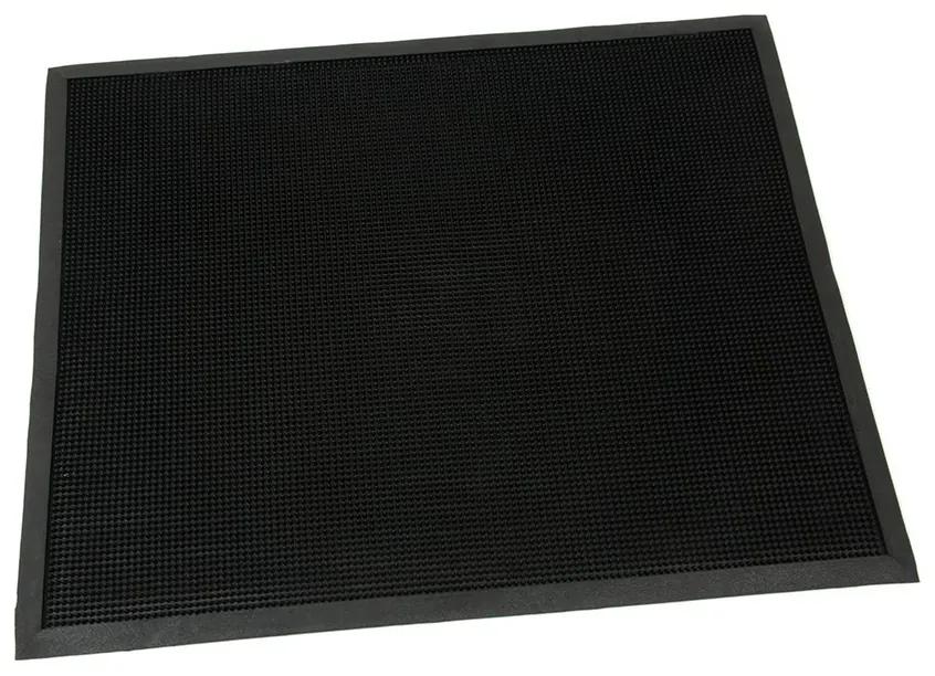 Gumová vstupní kartáčová rohož Rubber Brush - 100 x 80 x 1,2 cm | BIANO