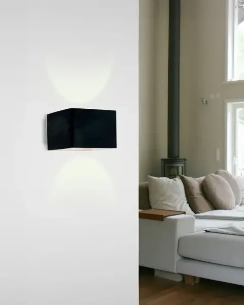 Designové nástěnné svítidlo Tulip černé