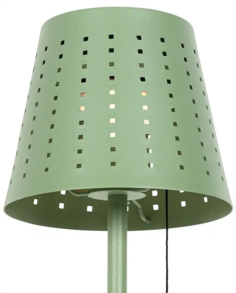 Venkovní stojací lampa zelená včetně LED 3-stupňové stmívatelné na solární  energii - Ferre | BIANO
