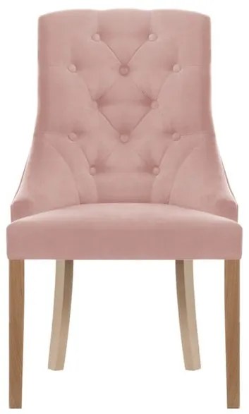 Světle růžová židle Jalouse Maison Chiara