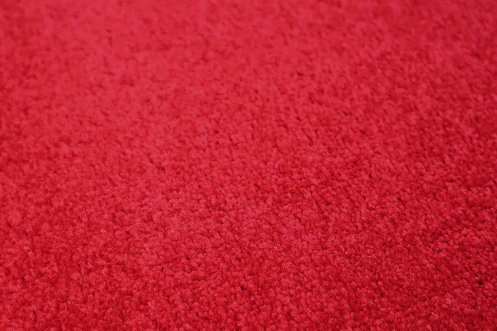 Vopi koberce Kusový koberec Eton červený 15 kruh - 100x100 (průměr) kruh cm