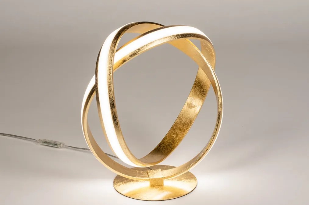 Stolní designová LED lampa Cosmo Gold