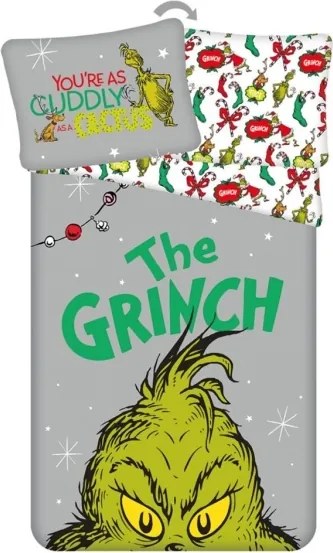 Jerry Fabrics Povlečení Grinch The Grinch 140x200, 70x90 cm