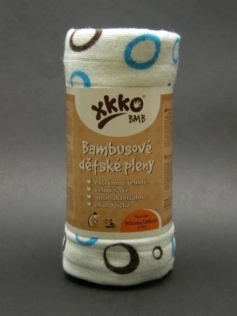 Kikko Bambusové osušky 90x100 cm - vysoká savost Milk Choco