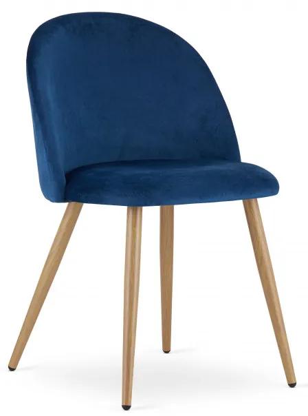Jídelní židle BELLO sametová granátová