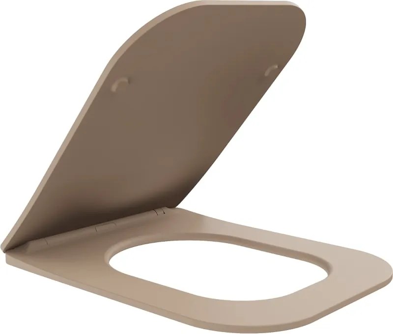 Mexen Teo sedátko pomalu klesající slim, duroplast, cappuccino mat - 39840064