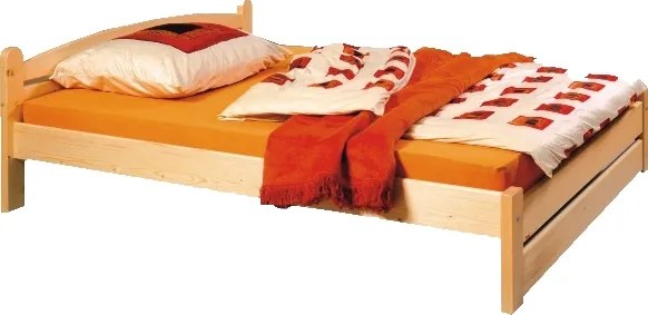Gazel Dřevěná postel Thorsten - nízké čelo 200x160 Smrk