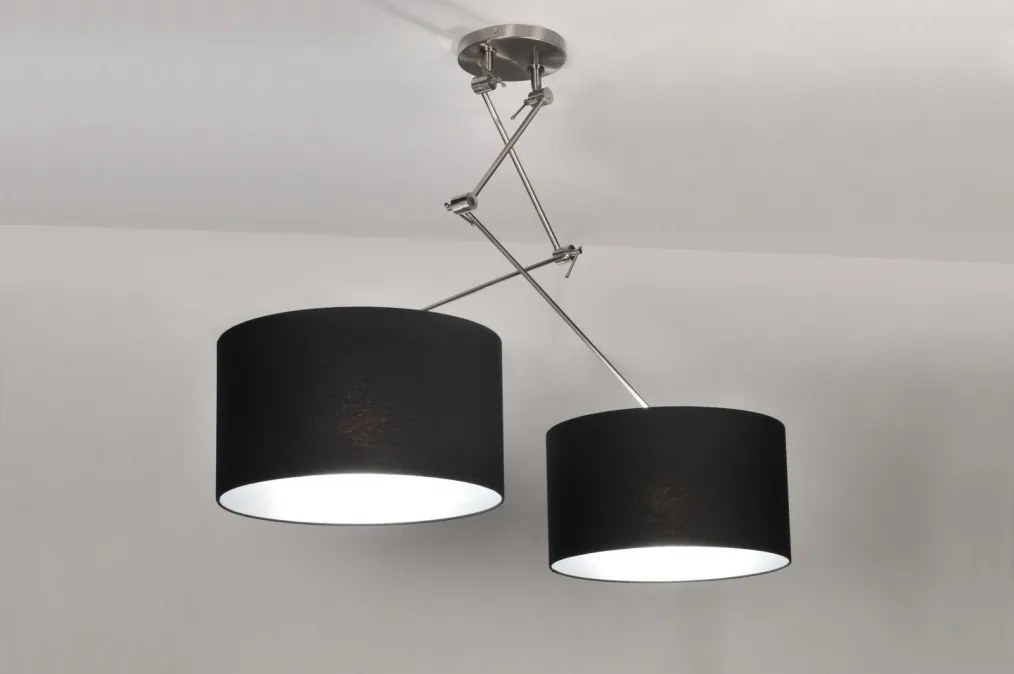 Závěsné designové svítidlo nad stůl Snap Duo Black