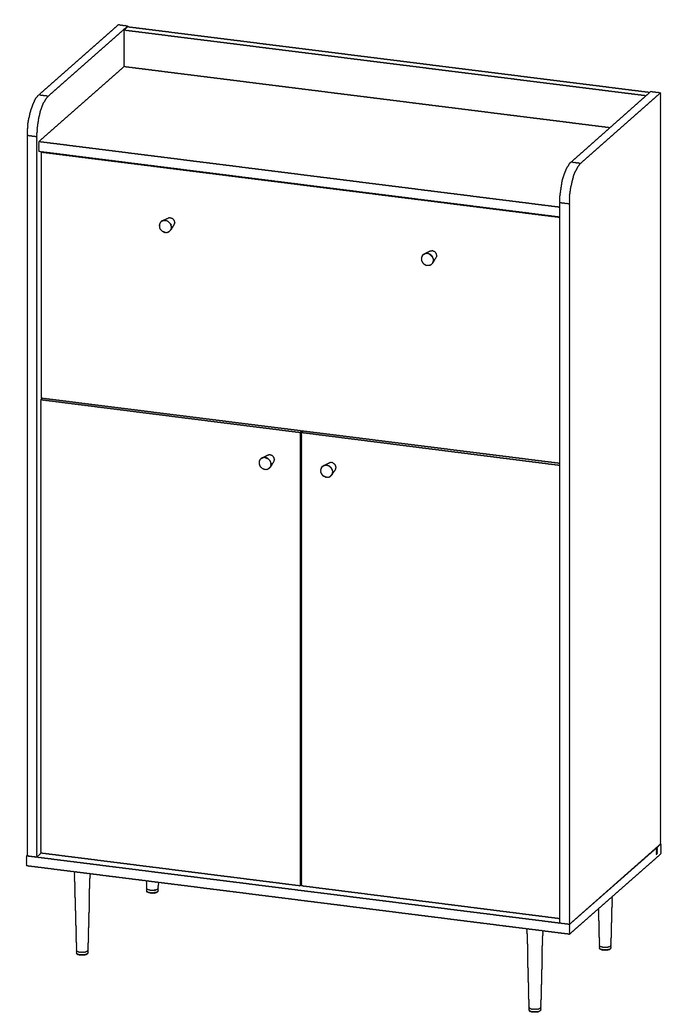 GiB Meble VASINA KB90 CHESTER/BAR / Komoda/bar