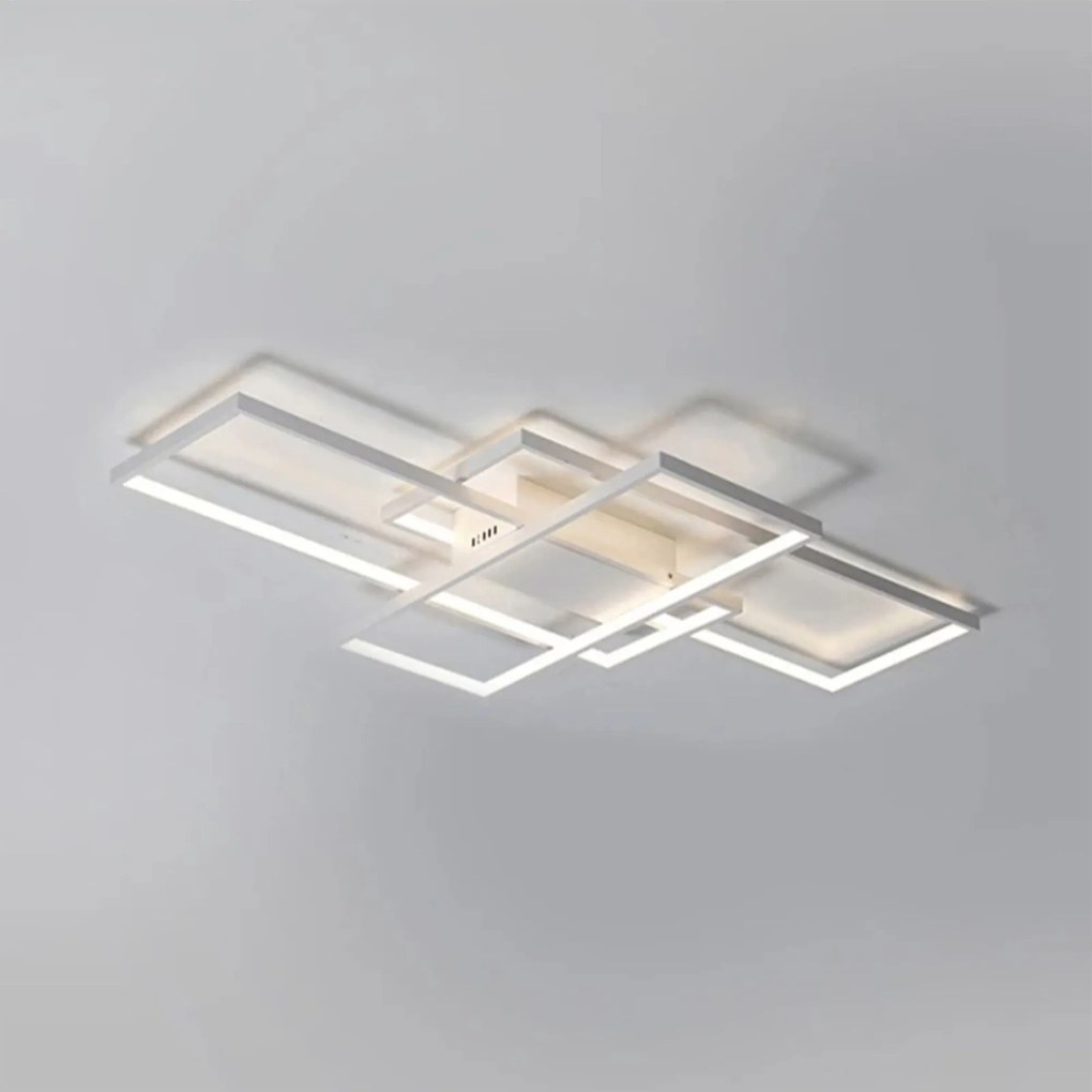 Toolight - LED stropní svítidlo + dálkové ovládání APP385-CP, chromová, OSW-07860
