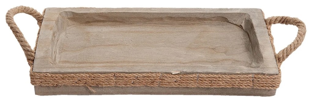 Dřevěný servírovací podnos - 44*36*6 cm