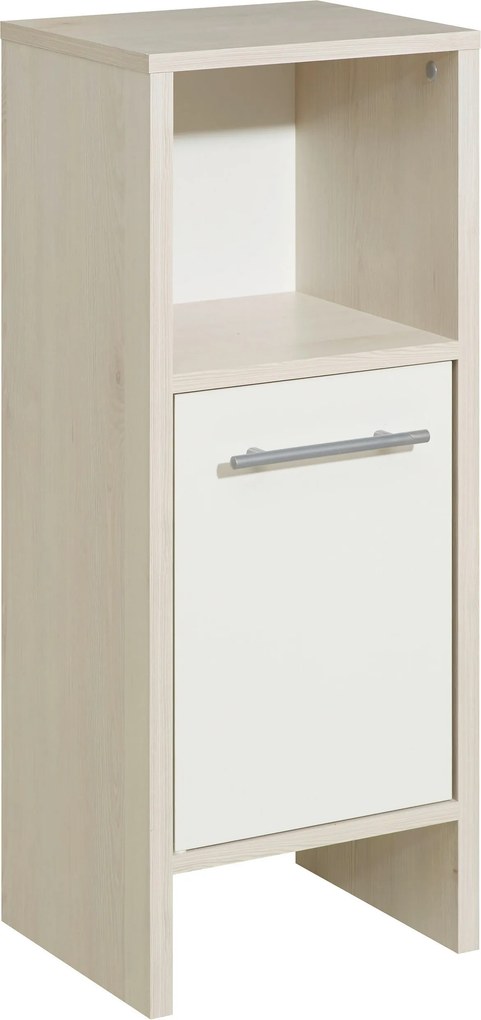XXXLutz SPODNÍ SKŘÍŇKA, bílá, barvy pinie, 33,0/81,6/28,0 cm Carryhome - Koupelnové série - 001977024103