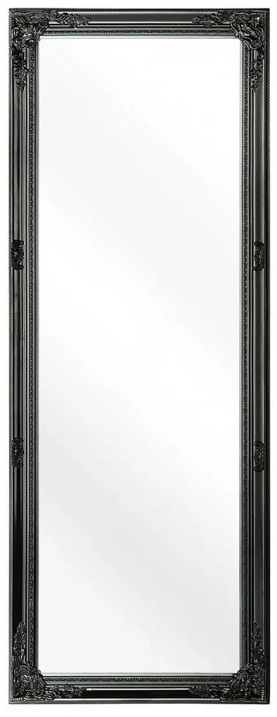 Nástěnné zrcadlo 50 x 130 cm černé FOUGERES Beliani