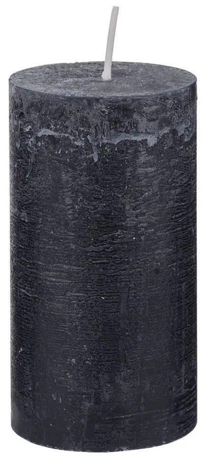 RUSTIC Svíčka 13 cm - černá
