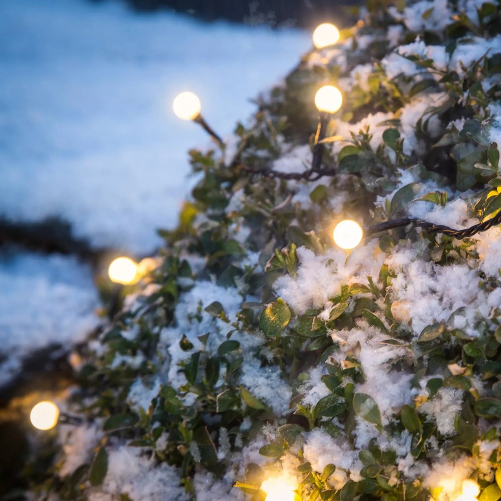 LED mini pohádková světla pro venkovní použití 80fl. teplá bílá