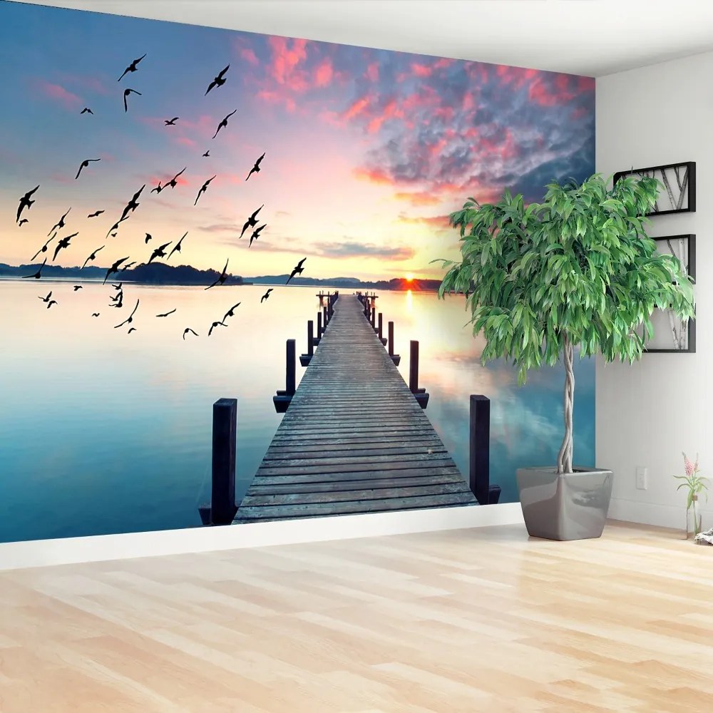 Fototapeta Lake Pier 104x70