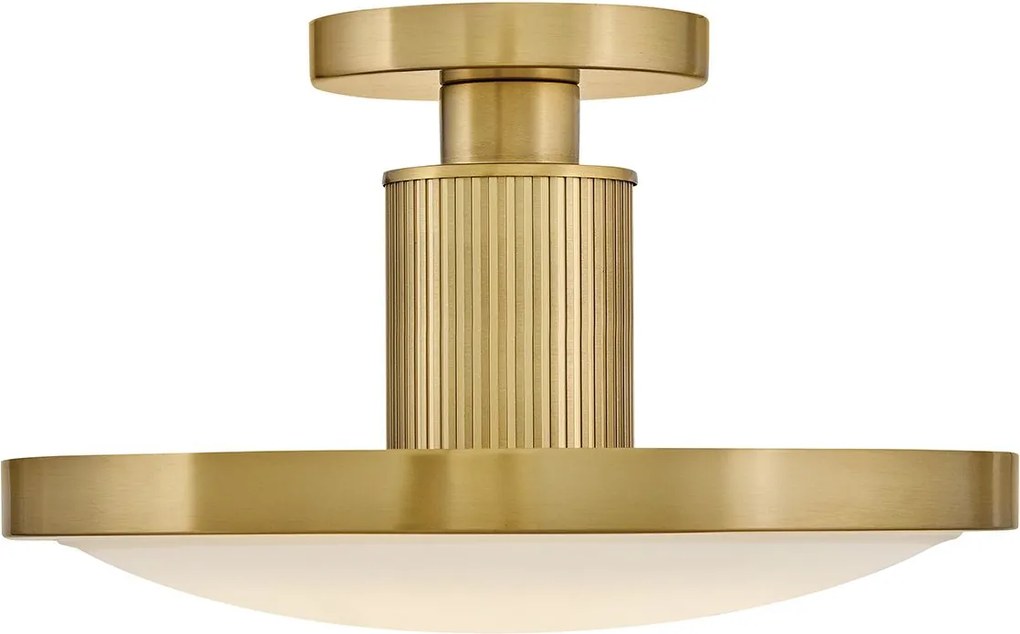 Stropní LED světlo Elstead Kieran 32W mosaz 36 cm
