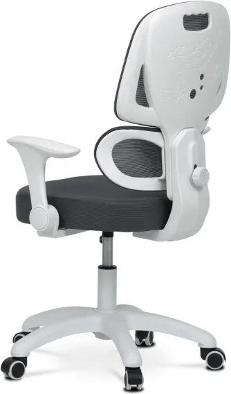Dětská otočná židle šedá KA-K1063 GREY