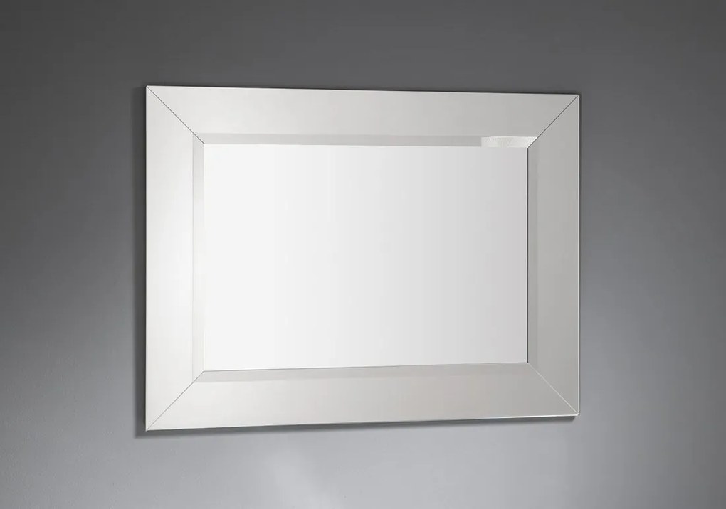 Sapho, ARAK zrcadlo s lištami a fasetou 90x70cm, AR090