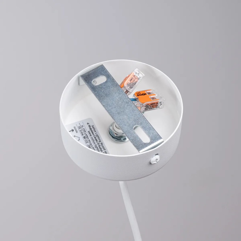 Sollux Lighting Závěsné svítidlo HYPERION 1 bílé