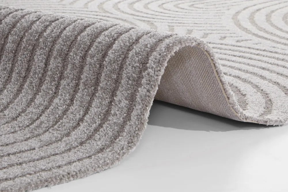 ELLE Decoration, Kusový koberec New York 105085 Grey, 120x170, šedá, obývací pokoj