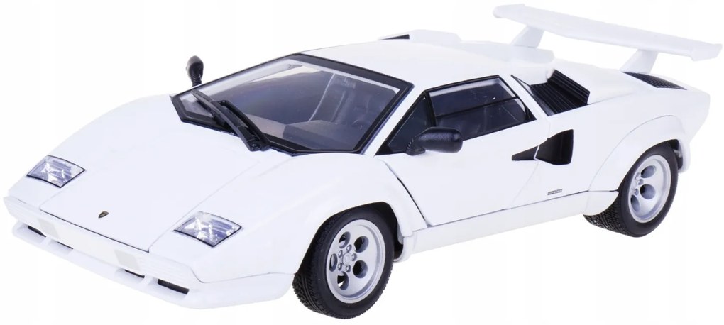 Welly kovový model lamborghini countach lp 5000 s bílé 1:24
