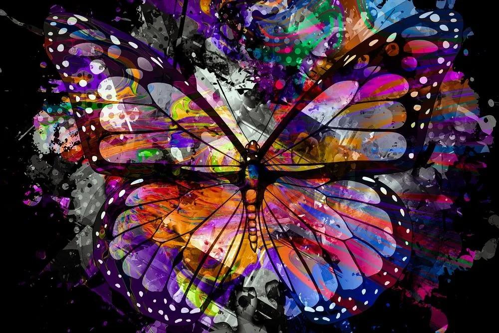 Obraz neobyčejný motýl - 120x80 cm