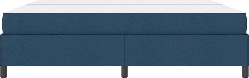 Postel s boxspringem Modrá 200 x 200 cm textil 3398891
