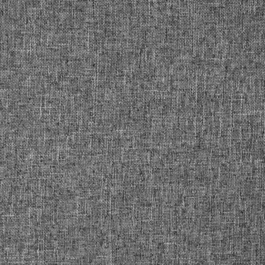 Otočná lenoška na podlahu světle šedá textil 336574