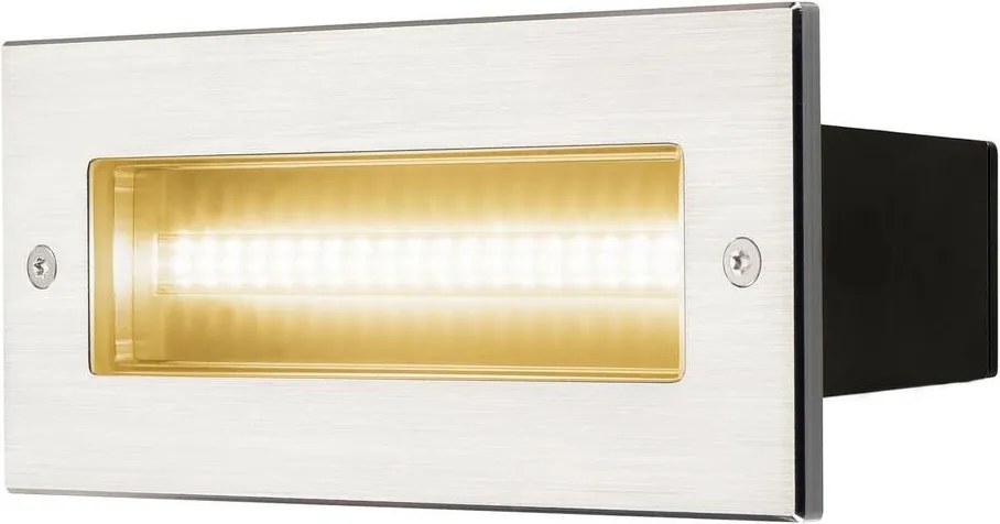 LA 233650 BRICK venkovní nástěnné vestavné svítidlo LED 3000K nerez IP67 230V 950lm 10W - BIG WHITE (SLV)