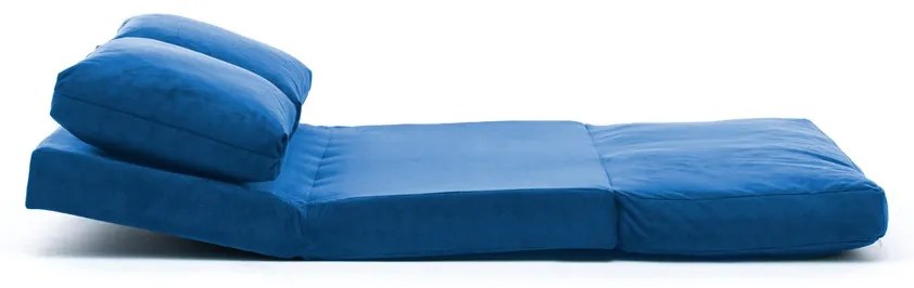 Designová rozkládací pohovka Wandella 120 cm modrá