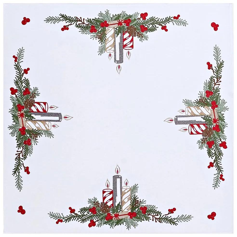 Weltbild Vánoční ubrus Svícen, 85 x 85 cm
