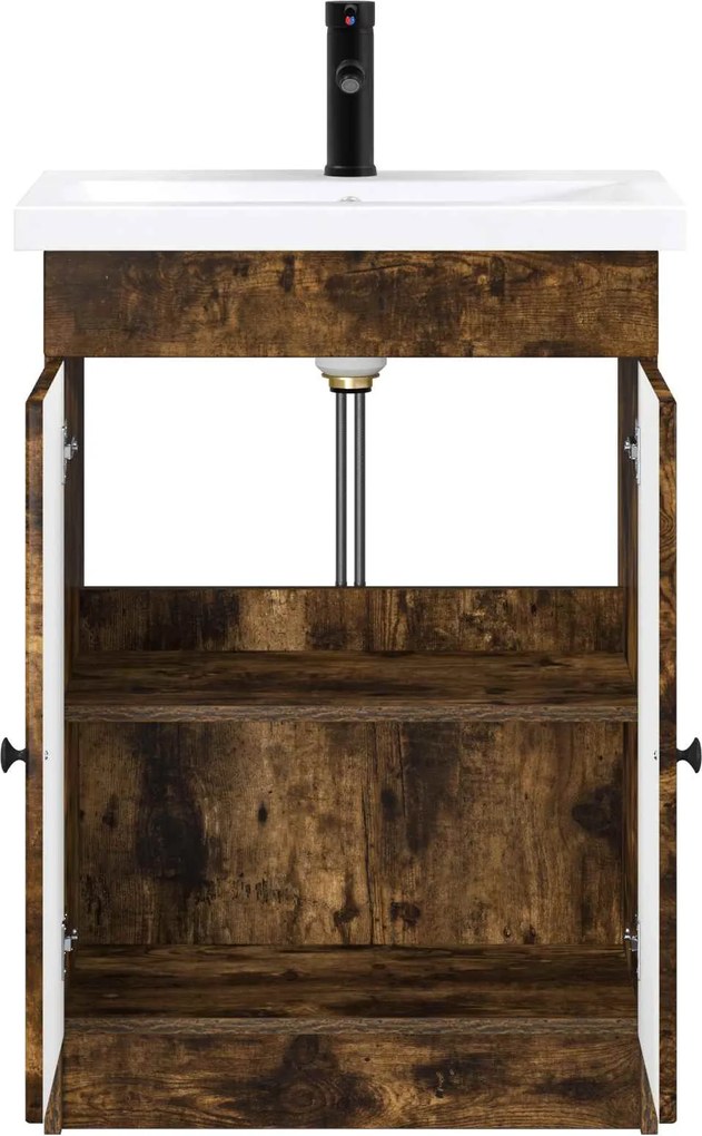 Sada koupelnového nábytku Kouřový dub 56 x 37,5 x 81 cm 3404189