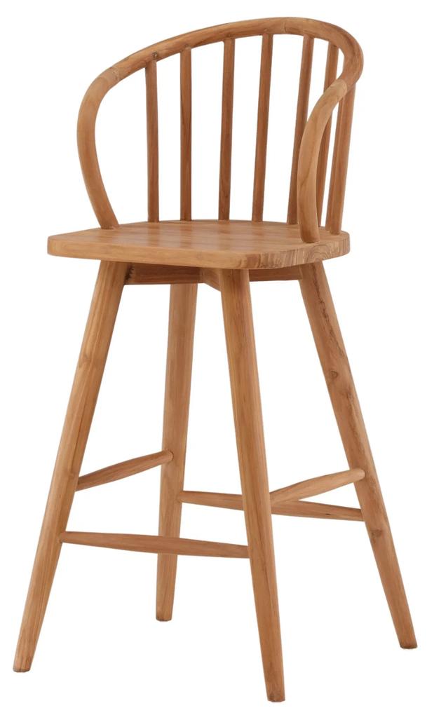 Barová židle Bullerbyggd, přírodní barva, 51x51x107