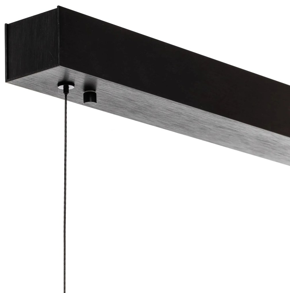 Quitani Zino LED závěsné světlo břidlicově šedé 114 cm