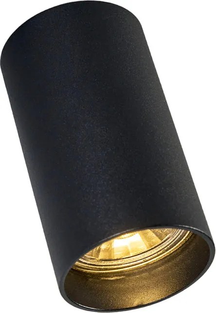 Moderní bodové světlo černé 5,5 cm - Tuba