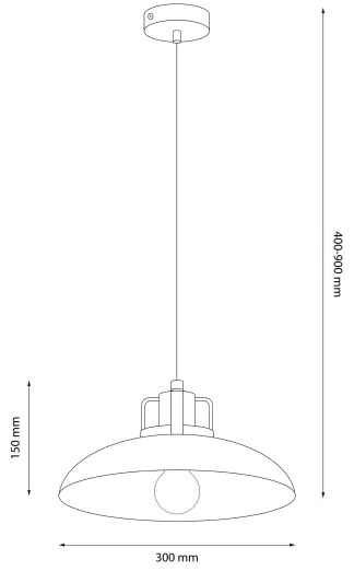 Brilagi - LED Lustr na lanku FLAMENGO 1xE27/60W/230V zelená