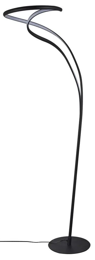 Designová stmívatelná slojecí lampa Twist černá
