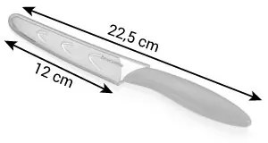 Tescoma Nůž svačinový MicroBlade MOVE 12 cm, s ochranným pouzdrem