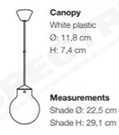 Nordlux Závěsné svítidlo Raito Velikost: 225 mm