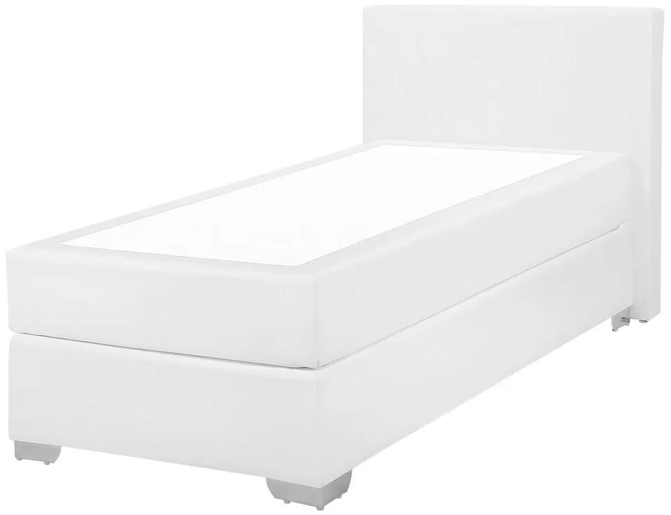 Kontinentální postel 90 cm PREMIER (s matracemi) (bílá). 1007439